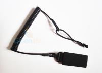 China 1.4M Tactical Pistol Lanyard Police Equipment Nylon Strap Cord Loop 4mm Coil for sale