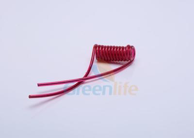 China Special Rose Red Wire Retractable Tool Tether 10CM Tail OEM Long - Standing for sale