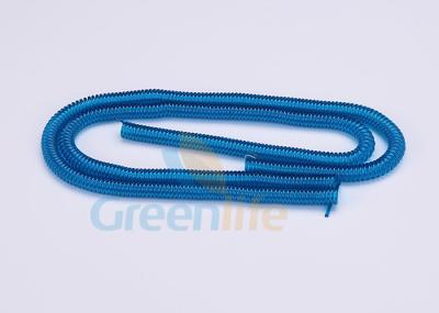 China Custom Coiled Cable Fall Protection Lanyard 3M Expanding Spring Spiral Wire Strap for sale