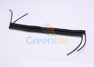 China Custom Coiled Cable Stretchable Wire Lanyard 1.2-8.0mm PU TPU EVA 0.5-80kg for sale