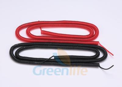 China Custom Retractable Fishing Lanyard 10 Meter Strong PU Coil Cord with Swivel Clip for sale