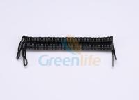 China Heavy Duty Customized Flexible Coil Lanyard 1.0mm Wire Core 4.0mm Cord Loop Tool Safety Lanyard for sale