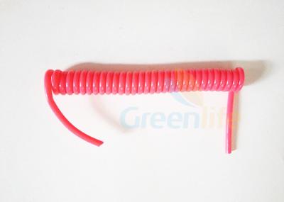 China 1.2M Twisted Steel Wire Scaffold Tool Lanyard 80kg Capacity Custom Coil Lanyard for sale