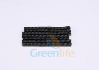 China Custom Coiled Cable Tool Bungee 2.5mm Phone Cord Style Black PU Lanyard 80kg Capacity for sale