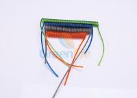 China Custom Coiled Cable PU Rubber Coating Strengthened Steel Wire 1.2-8.0mm Diameter for sale