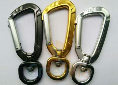 China 91mm Height Spring Snap Clip Lightweight High Strength Heavy Duty Carabiner Clips 400KG for sale