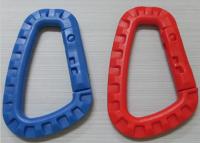China Army Green Plastic Big Snap Hook Carabiners Customized Bone Shape 85 * 56mm for sale