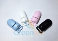 China Colored POM Plastic Alligator Clips 4cm x 1.8cm Tight Teeth Pacifier Clips for sale