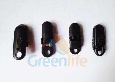 China High Strength Lanyard Accessories Black Small Alligator Clips POM Material for sale