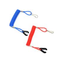 China Emergency Jet Ski Safety Lanyard Tether Kill Stop Cord 1 Meter for Outboard Motors for sale