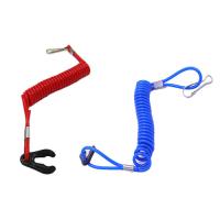 China Emergency Jet Ski Safety Lanyard Tether Kill Stop Cord 1 Meter for Outboard Motors for sale