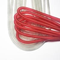 China Expanding Coil Lanyard 1M Anti-Lost Steel Wire Spring Rope for Outdoor Fishing DIY for sale