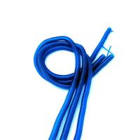 China Custom Length Transparent Plastic Safety Tool Lanyard Spring Coil 80kg Capacity for sale