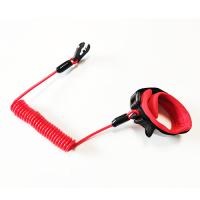 China Quality Safety Coil Tether Colored Kill Switch With Wrist Strap For Outboard Motor for sale
