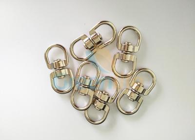 China Zinc Alloy Eight Shape Swivel Link 49x22.5mm Eco Friendly Nickel Color for Coil Lanyard for sale