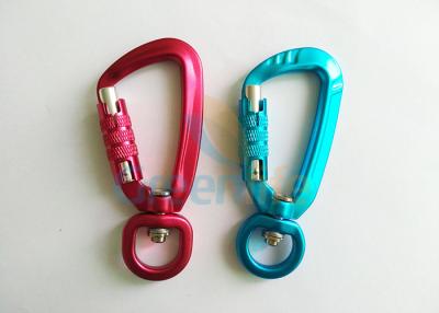 China Aviation Aluminum Snap Hook Carabiner Locks 71.6mm to 90.8mm Lightweight Durable for sale