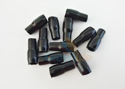 China Plastic Soft Black Sleeves Lanyard Accessories For 3MM Cord Loop , Smooth Surface for sale