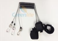 China Kayak Paddle Elastic Coil Lanyard 0.8mm Wire Tool Tether with Wrist Strap 1.4m for sale