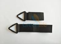 China Custom Safety Webbing Loop Straps Nylon Web Belt with Triangle Plastic Ring 500pcs MOQ for sale