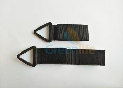 China Custom Safety Webbing Loop Straps Nylon Web Belt with Triangle Plastic Ring 500pcs MOQ for sale