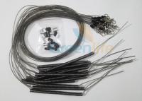 China Elastic Wire Coil Leash 1M Uncoiled Length 50CM Straight Tail Swivel Hook Customizable for sale