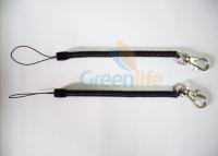 China Key Keeper Fall Dropping Coiled Lanyard Cord With Phone Strap And Trigger Snap Hook for sale