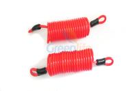 China Big Red Bungee Cord Lanyard Two Ends TPU Material Fall Protection For Tools for sale