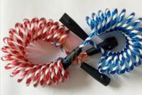 China Child Safety Harness with Reflective Stripe PU Coil Cord 1.5m 2.5m Custom Colors for sale