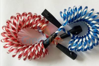 China Child Safety Harness with Reflective Stripe PU Coil Cord 1.5m 2.5m Custom Colors for sale