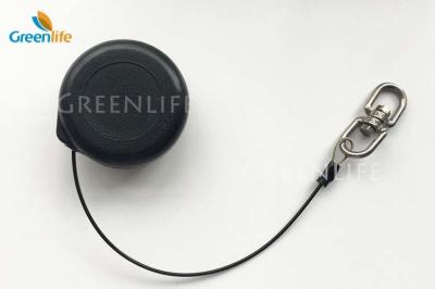 China Retractable Tool Lanyard 1.2m Stainless Steel Cable Anti-Fall Safety Lanyard 5kg SWL for sale