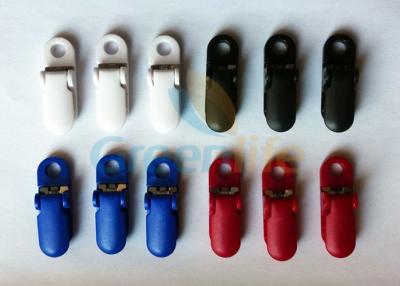 China Plastic Heavy Duty Suspender Clips with Teeth Metal Sheet 4x1.3cm 6mm Hole for sale