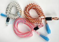 China Anti Lost Spiral Leash Safety Coil Strap Luminous Belt Inside for Baby Toddler 1.5m 2.5m for sale