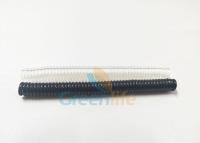 China 10cm Black Custom Coiled Cable Spiral Coiled Safety Tether 2.3mm Diameter for sale