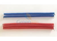 China TPU Coated Steel Wire Coil Lanyard 20cm Uncoiled Length 0.3mm Wire Diameter for sale