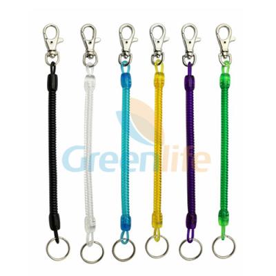 China Executive Swivel 70CM length Spiral Key Chain W/ Snap Hook for sale