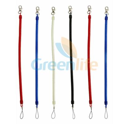 China 3.0MM TPU EVA 2.8M Stretchable Spring Key Lanyard for sale