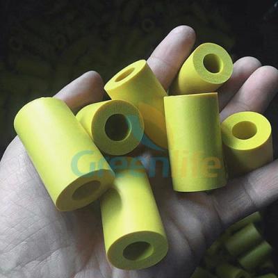 China Yellow Plastic PU Tubular Foam Lanyard for Jet Ski Killcords Custom Size for sale