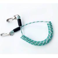 China 5.5MM Transparent TPU Luminous Tool Coil Lanyard With Hook for sale