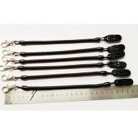 China Polyurethane 1.2mm Spring Coil Key Chain 210mm Unstretched for Carabiner for sale