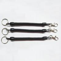 China Universal Expanding 1.2mm String Coil Key Holder with Split Ring 80cm for sale