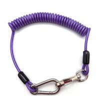 China Heavy Duty Outdoor Spring Tool Lanyard With Cotton Thread Core Safety for sale