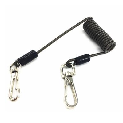 China High Security Expanding PU Coil Tool Lanyard 1.5m Stop Tool Falling for sale