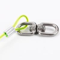 China Clear PU Coated Steel Wire Coil Lanyard 1.2m Tool Safety Spring Leash 0.8mm for sale