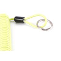 China Quick Release 2.0mm Spring Tool Lanyard PU Coating Coil 80mm Length for sale