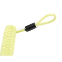 China Quick Release 2.0mm Spring Tool Lanyard PU Coating Coil 80mm Length for sale