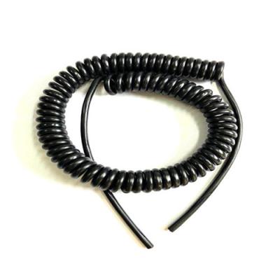 China Custom TPU Coil Lanyard 8mm Diameter 5M Flexible Safety Rope for Tools for sale