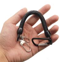 China Multi Use 2.5MM Spring Coil Lanyards TPU Prevent Dropping Plastic Spiral for sale