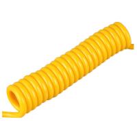 China Extendable Yellow Jet Ski Safety Lanyard TPU 1M Coiled Kill Switch Cord for Yamaha Kawasaki Seadoo for sale