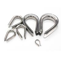 China Stainless Steel Wire Rope Thimble Chicken Heart Ring 6mm 8mm for Lanyard Accessories for sale