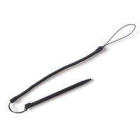 China TPU Security Table Elastic Tether Coil Strap Stylus Pen Tether with Phone Loops 1.2mm Cord 130mm Length for sale